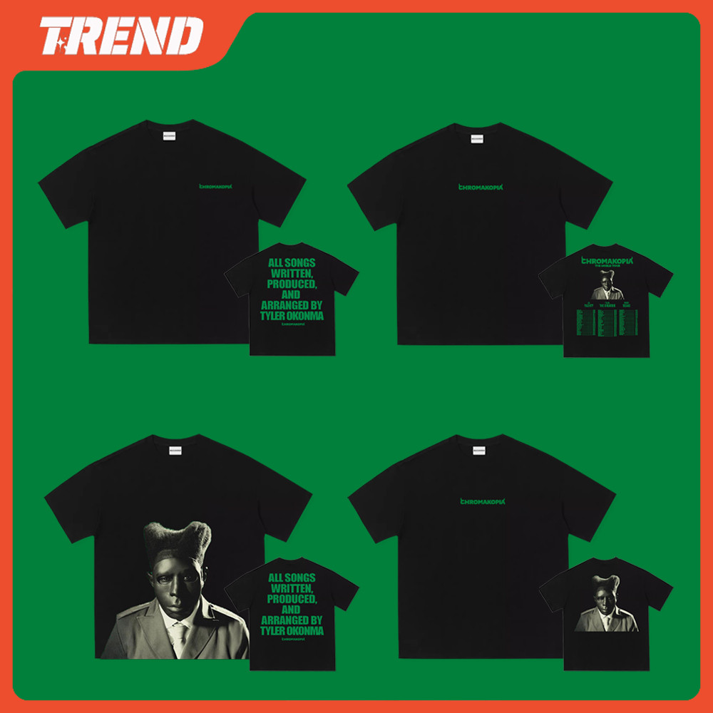 Tyler, The Creator Chromacopia The World Tourผ้าฝ้ายเสื้อยืดVINTAGE ...