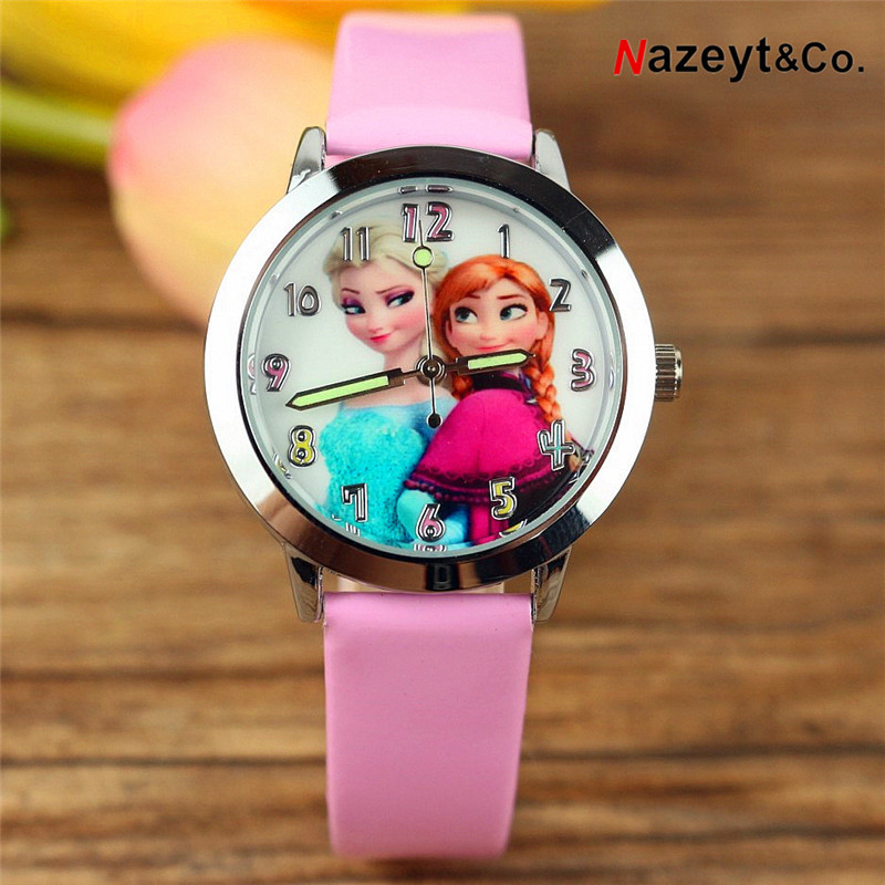 AliExpress ขายร้อนการ์ตูนเด็กควอตซ์นาฬิกานักเรียน Frozen Luminous Watch ...