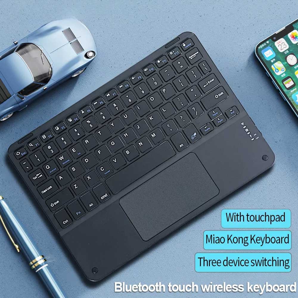 Mini Wireless Keyboard Bluetooth Keyboard Touchpad For Android IOS ...