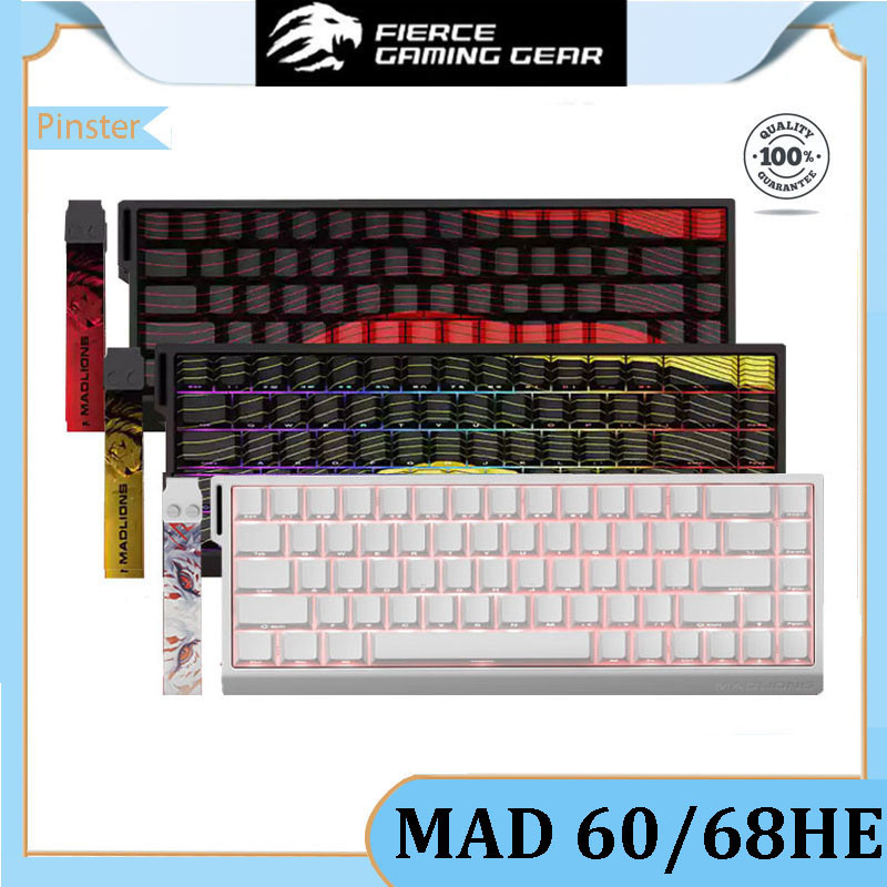 Madlions MAD 60/68HE Eesports Magnetic Switch คีย์บอร์ด Streamlined ...