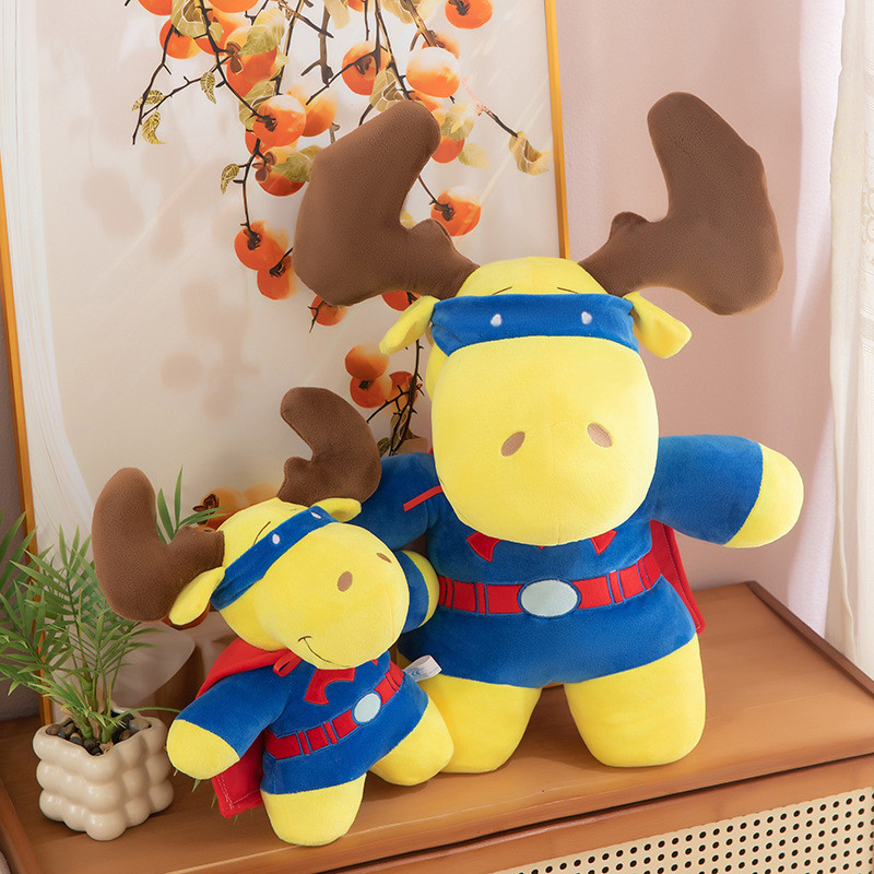 พร้อมส่ง ตุ๊กตาของเล่นตุ๊กตา Super Moose ตุ๊กตาสไตล์เดียวกัน ตุ๊กตา ...