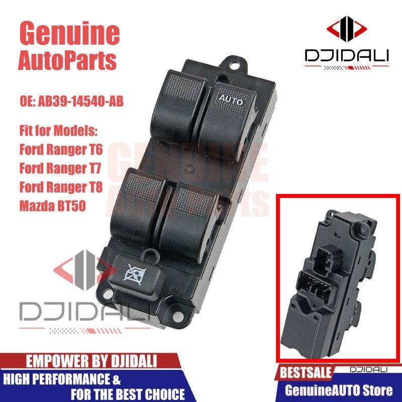 RH สวิทช์หน้าต่างพลังงานหลักควบคุมสวิทช์หลัก AB39-14540-AB Mazda BT50 ...