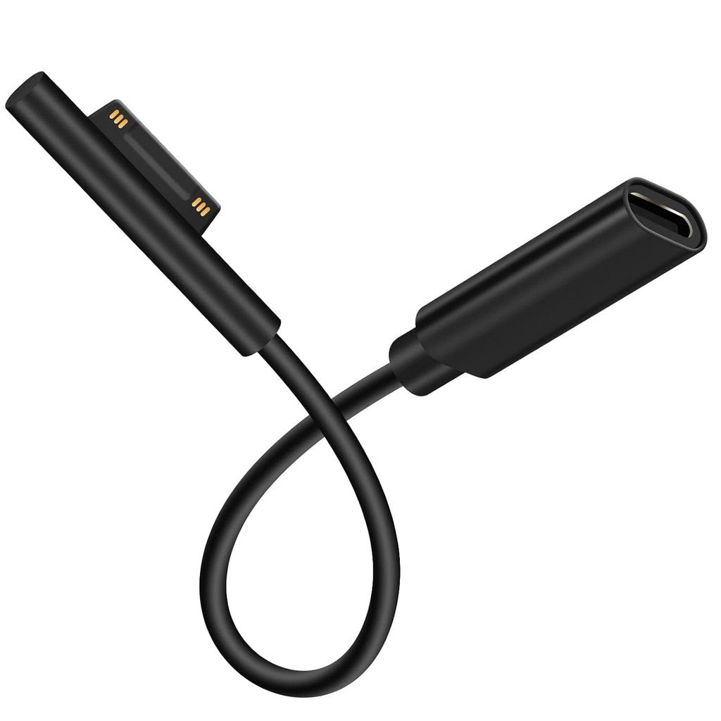 Microsoft Surface เชื่อมต่อกับสายชาร์จ USB-C PD 15V เข้ากันได้กับ ...