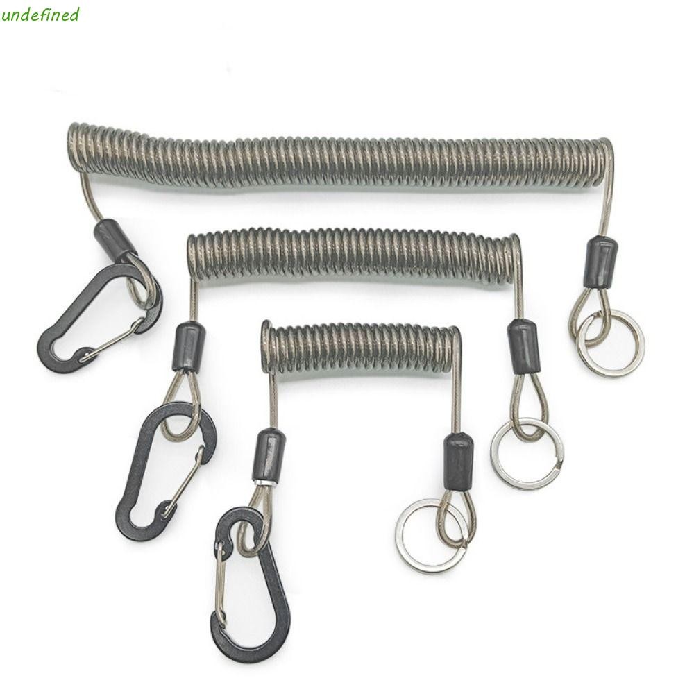 JARREDIW Fishing Missed Rope, Elastic Coil Safety Rope ปีนเขาหัวเข็มขัด ...