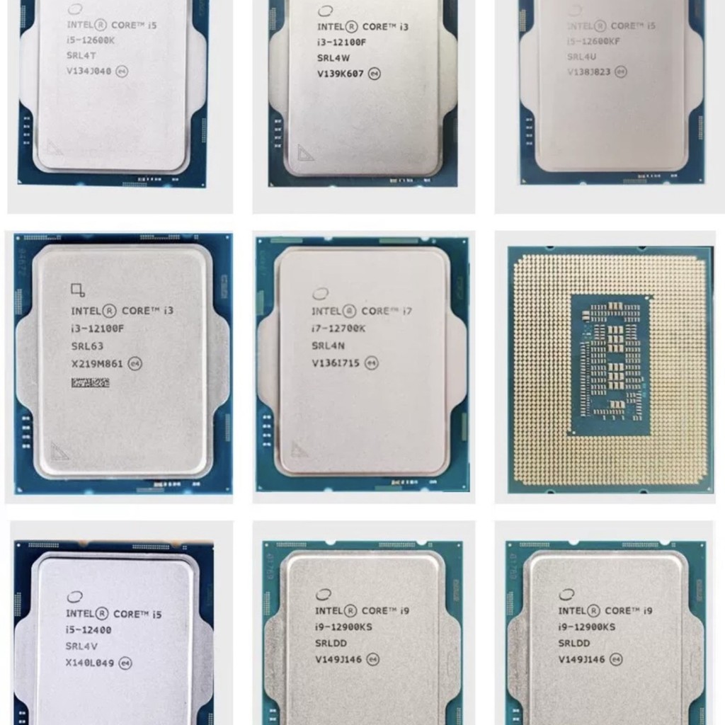 CPU เวอร์ชันใหม่อย่างเป็นทางการของ i3 12100 12100f 12300T I5 12400 ...
