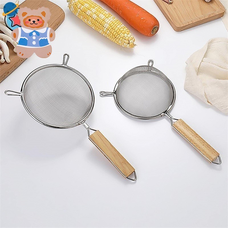 [CRDF]Strainer Stainless Steel Flour Sifter Strainer Confectionery ...