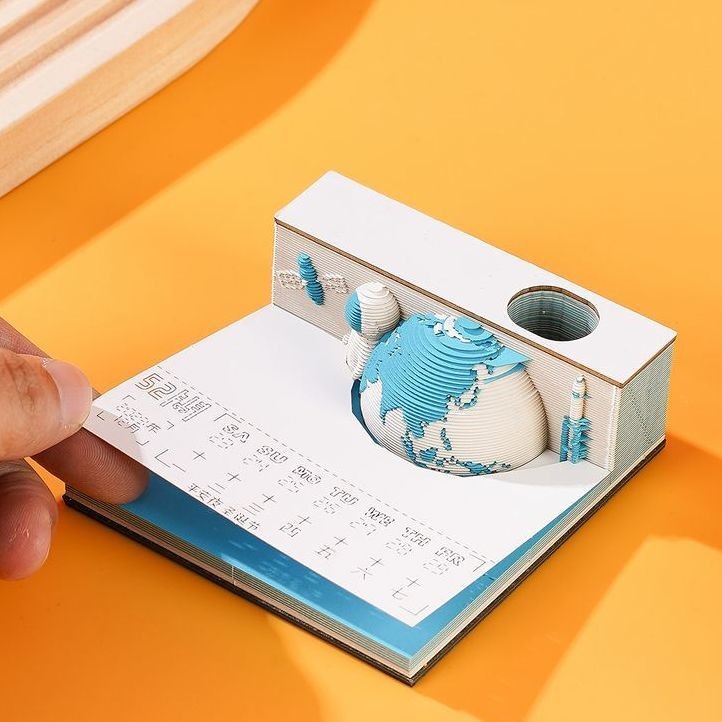 [ขายดี] Dream Chasing 2025 Earth Calendar กระดาษสามมิติแกะสลักสามมิติ ...