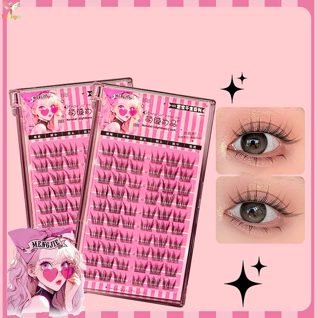 Eyelash Extension C Curl คอนแทคเลนส์ Friendly Lash Clusters ยาว Wisps ...