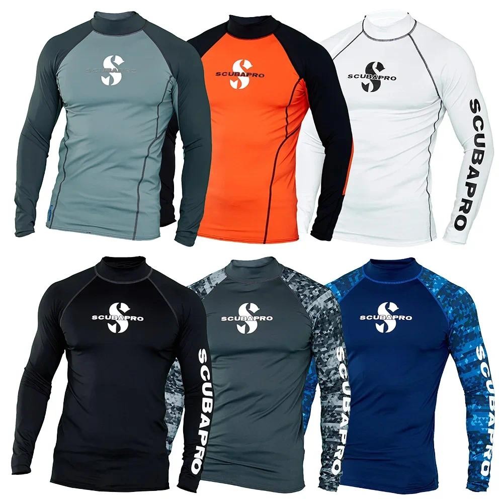 2025 สไตล์บุรุษ Rash Guard Surfing ชุด Uv Sun Protection แขนยาวชุดดํา ...
