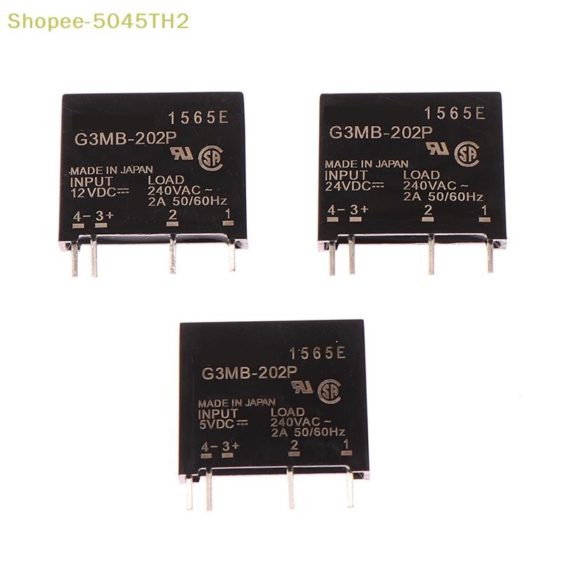 NOVH 1pc 5V 12V 24V DC-AC Solid State Relay Module G3MB-202P-5VDC SSR ...