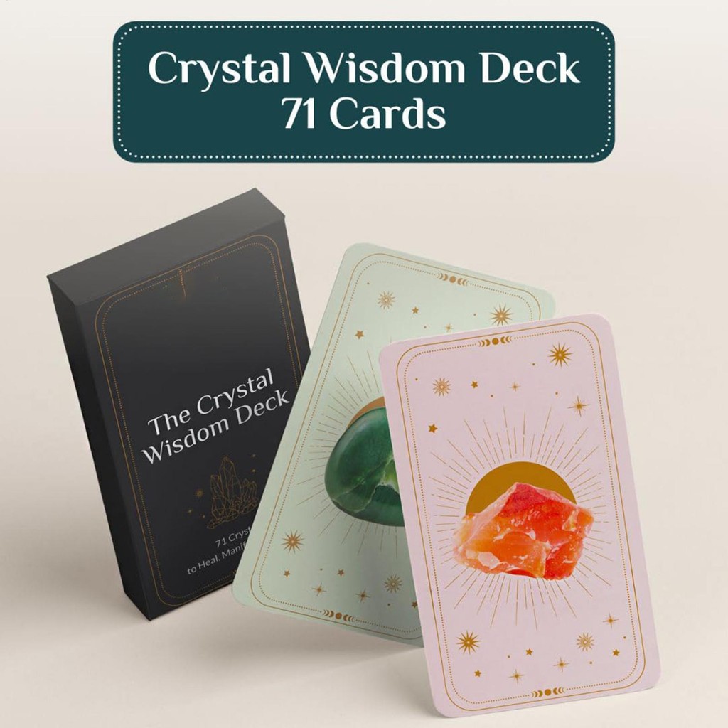 The crystal Wisdom Card Deck สํารวจโลกลึกลับของคริสตัล - เด็คการ์ด ...