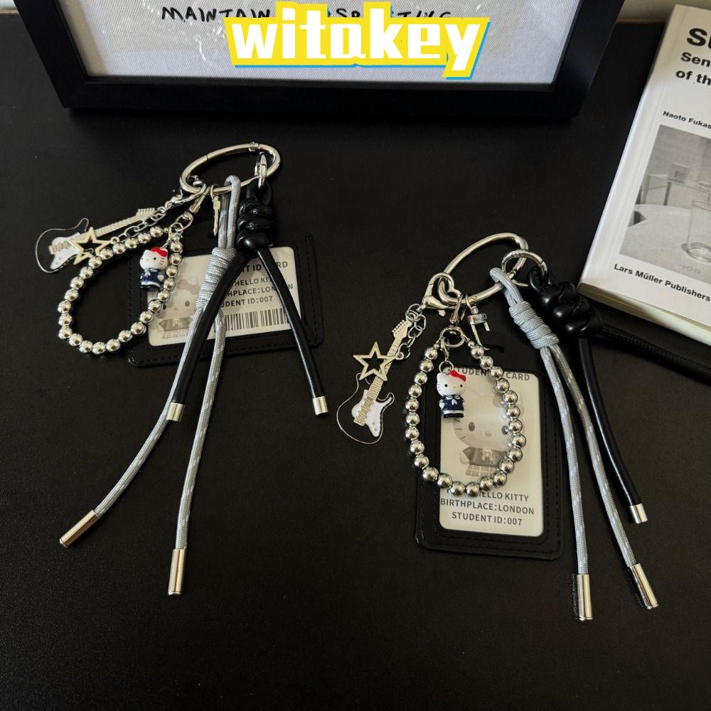 พวงกุญแจอัลบั้มรูป WITAKEY, จี้ห้อยกระเป๋า PVC DIY, ที่ใส่โฟโต้การ์ดสไตล์ KT Y2K การ์ตูนวินเทจ ...
