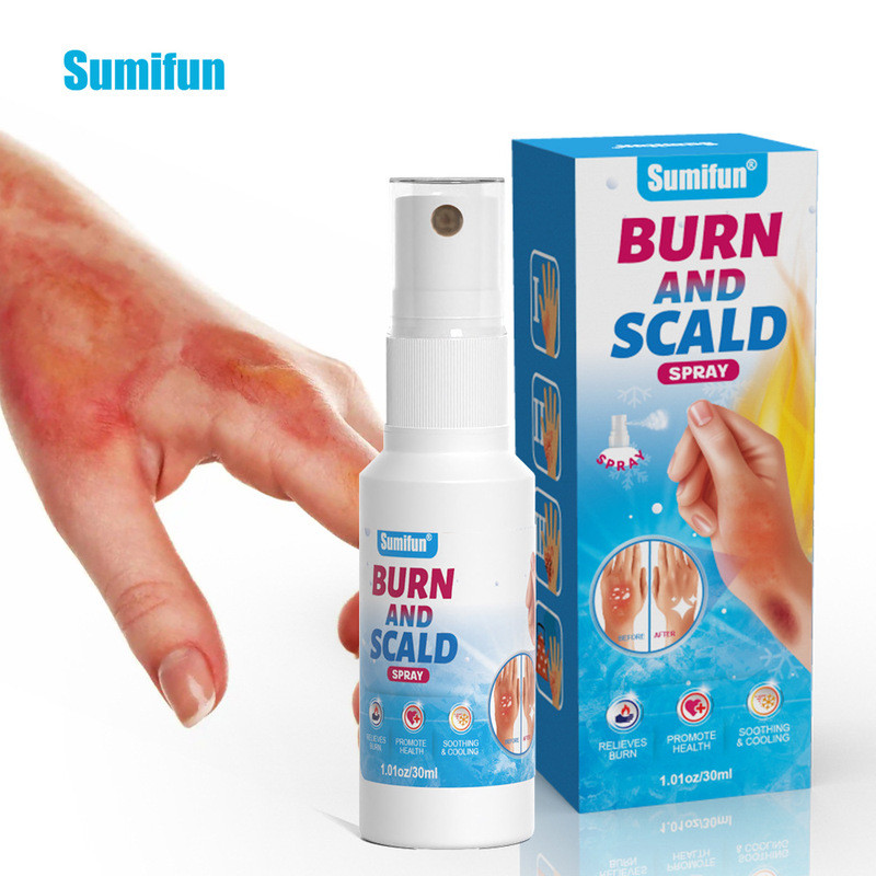 Sumifun Scald Burn Cream/สเปรย์สมุนไพรธรรมชาติ Wound Burn Scald Pain ...