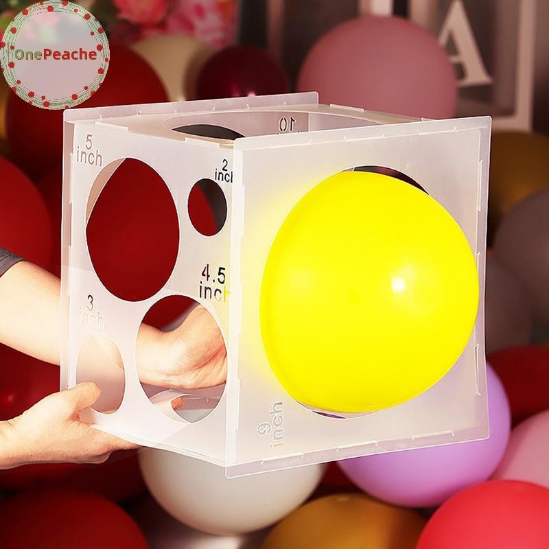Onepeache 10 Holes Balloon Sizer Box Balloon Arches Columns Make วัดขนาดลูกโป่ง TH | Shopee Thailand