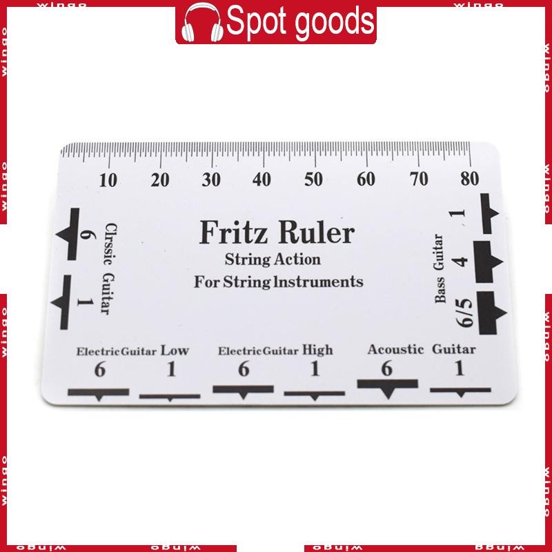 Win กีตาร์ String Action Gauge ไม้บรรทัดกีตาร์ความสูง Gauge กีตาร์ Set Up Repairing Shopee