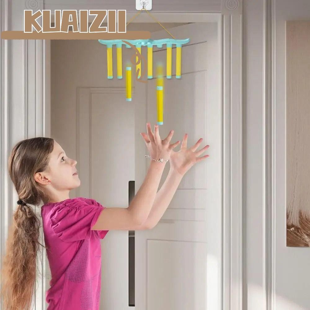KUAIZII Kids Falling Sticks Game, Plastic Three Speed Settings Hand ...