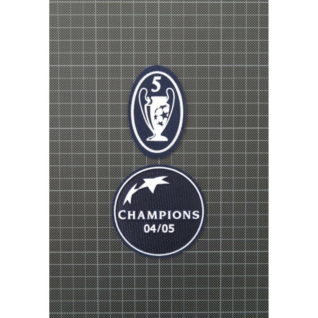 อาร์ม กำมะหยี่ Patch UEFA Champions League Winners 2004/2005 & 5 Times ...