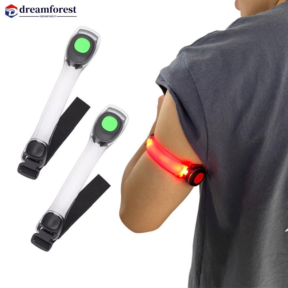 DFS ปรับ LED Light Up Armband Wearable Running Arm Belt Glow Dark ...