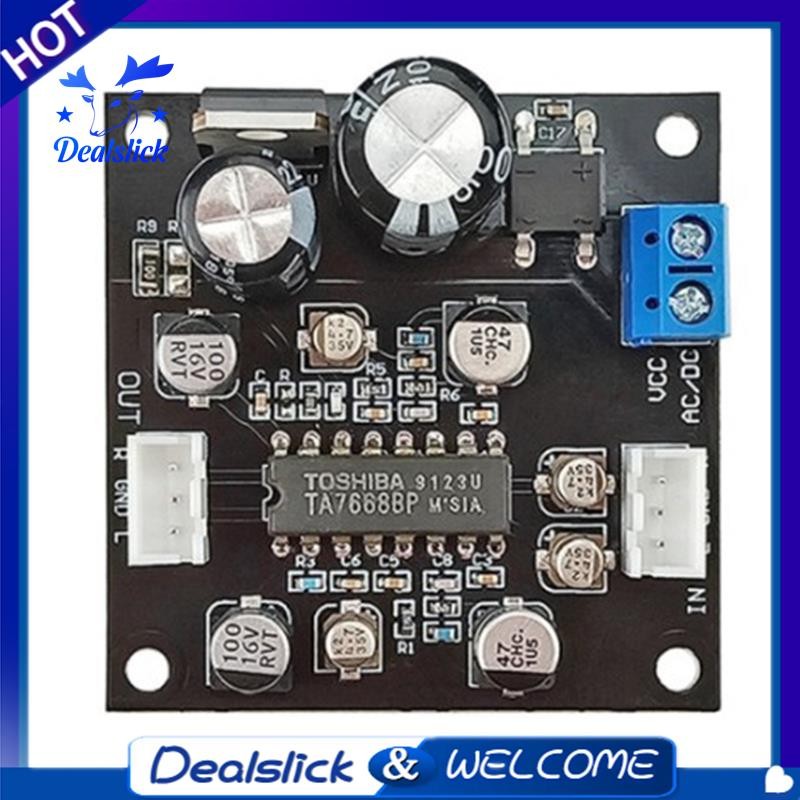 TA7668 เทปไดรฟ์ พรีแอมป์ เครื่องขยายเสียง เทปเด็ค บอร์ด หัวแม่เหล็ก พรี ...
