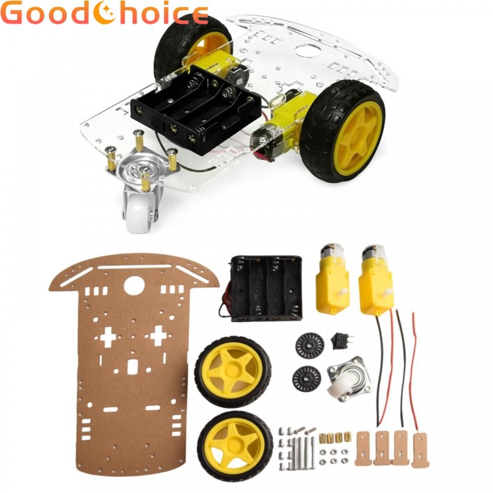 【Good】For Arduino Compatible 2WD Robot Car Chassis Kit with Speed ...