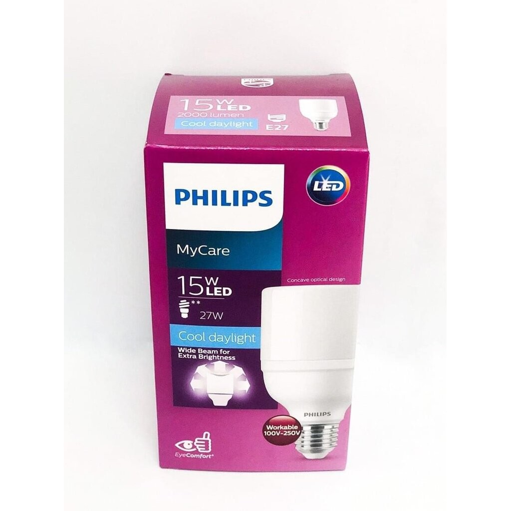 Philips หลอดไฟ LED 15W E27 รุ่นT70 LED Bright Bulb หลอดไฟฟิลลิป์ ...