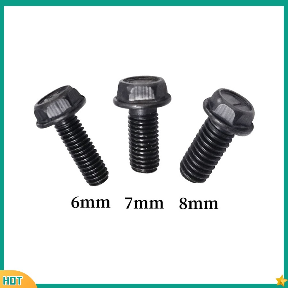 (ใหม่) 10 ชิ้นใบเลื่อยสกรู M8 M7 M6 ด้ายมือซ้ายหน้าแปลนหกเหลี่ยมสําหรับเครื่องตัด | Shopee Thailand