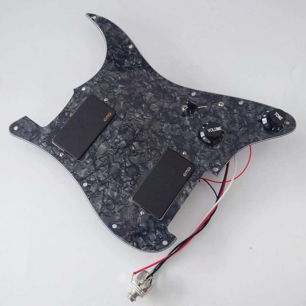 Pre โหลดกีตาร์ Stratocaster Pickguard EMG Active Humbuckers 2 ...