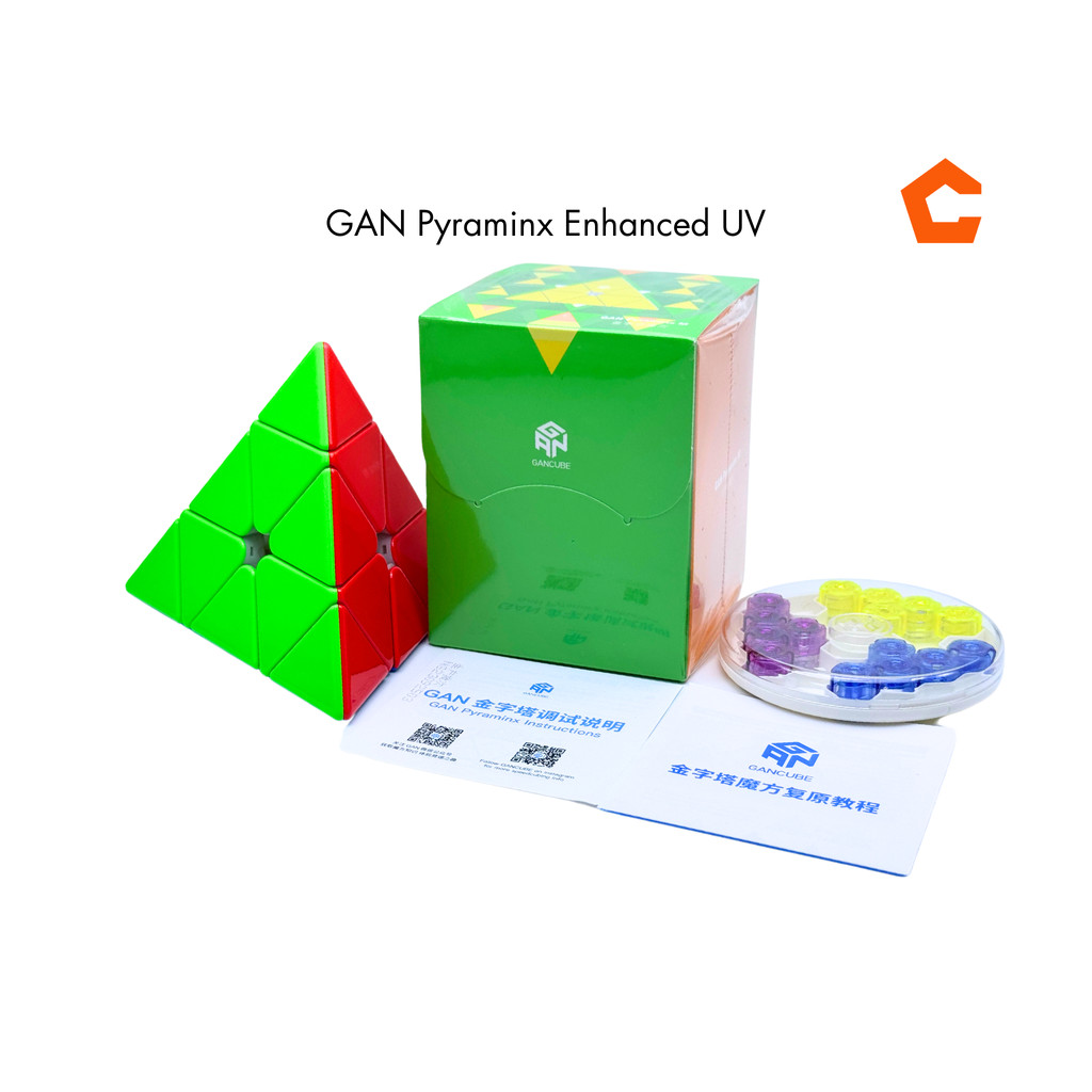 [E-TAX] รูบิค GAN Pyraminx M | Enhanced UV | Enhanced | Explorer ...
