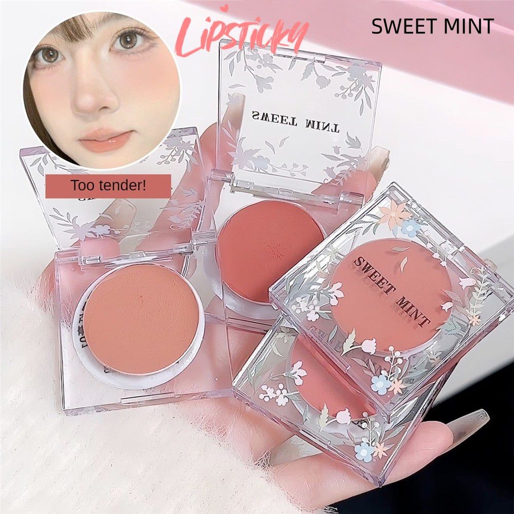 Sweetmint Soft Natural Blush Gentle Non-vianding Powde Multi-uses พกพาสะดวก | Shopee Thailand