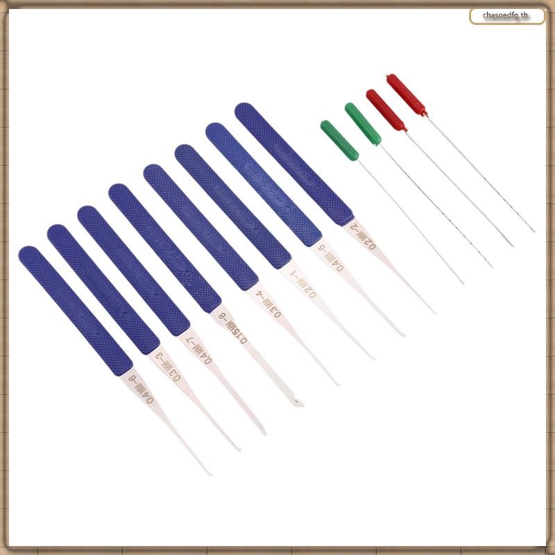 [BP] 12 ชิ้น Blue Lock Pick Broken Key ลบ Auto Locksmith เครื่องมือ Key ...