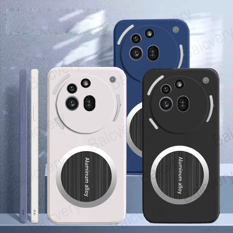 สําหรับ Nothing Phone 3A Pro A059P พร้อมสติกเกอร์แผ่นโลหะแม่เหล็กสีสัน ...