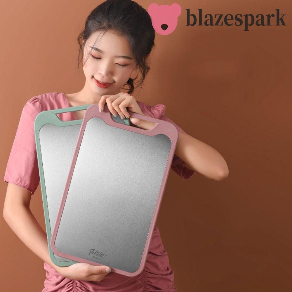 Blazespark เขียงสองด้าน, เขียงสแตนเลสป้องกันเชื้อรา, ครัวเรือนแบบแขวนได้กันลื่นกันสนิมบล็อกผัก ...