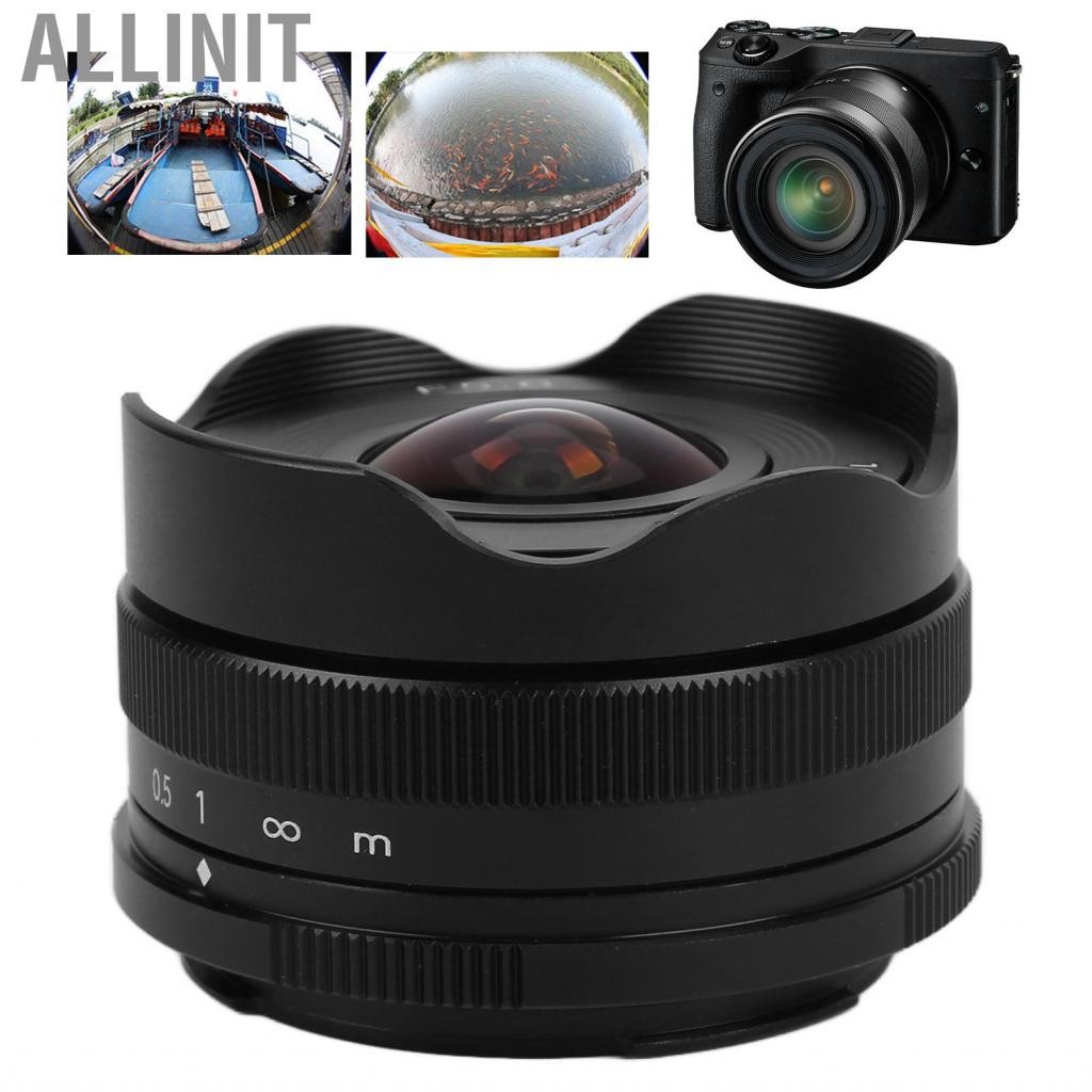 Allinit 10 มม. F5.6 เลนส์ Fisheye MC Multi Layer Coating ขนาดกะทัดรัด ...