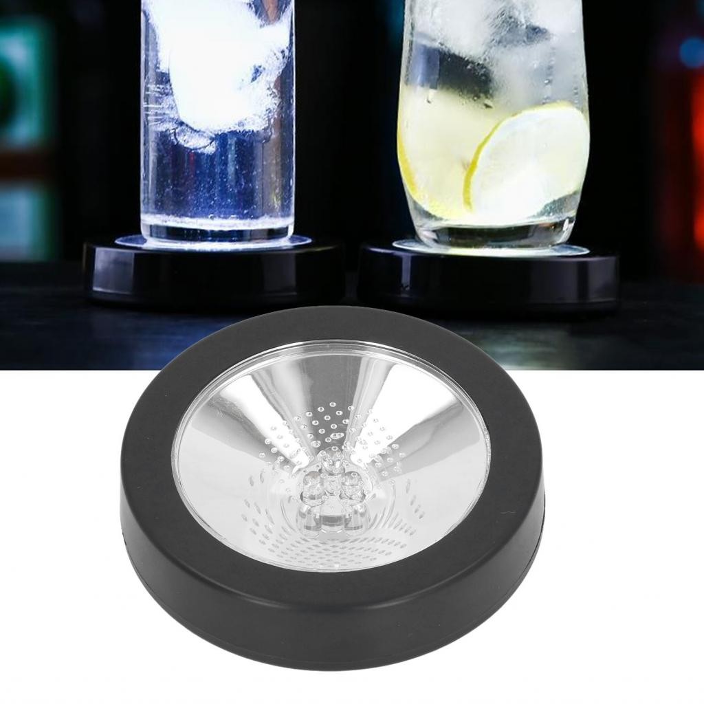 Light Up Drink Coaster Black Shell Power ประหยัดอเนกประสงค์อเนกประสงค์ ...