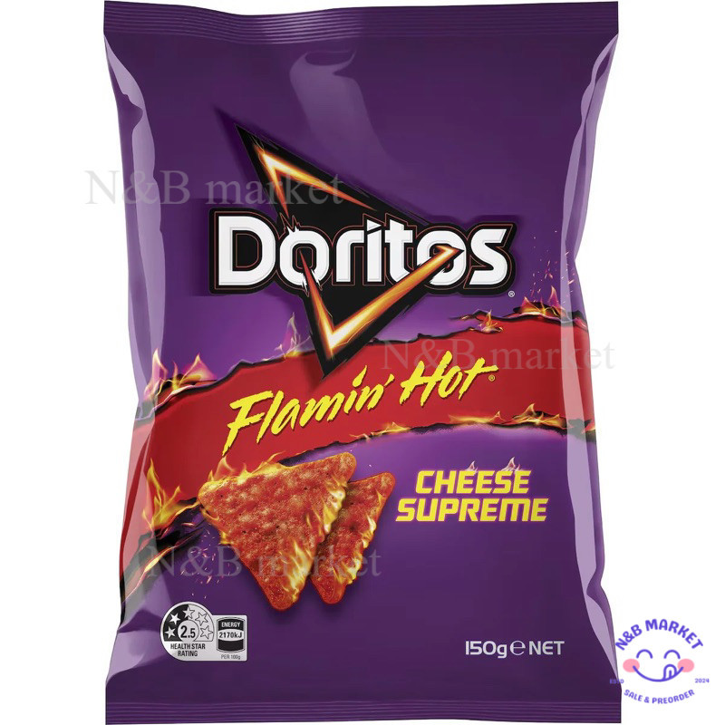 Doritos flamon hot cheese supreme 150g จากUSA โดริโทสเฟลมินฮอท | Shopee ...