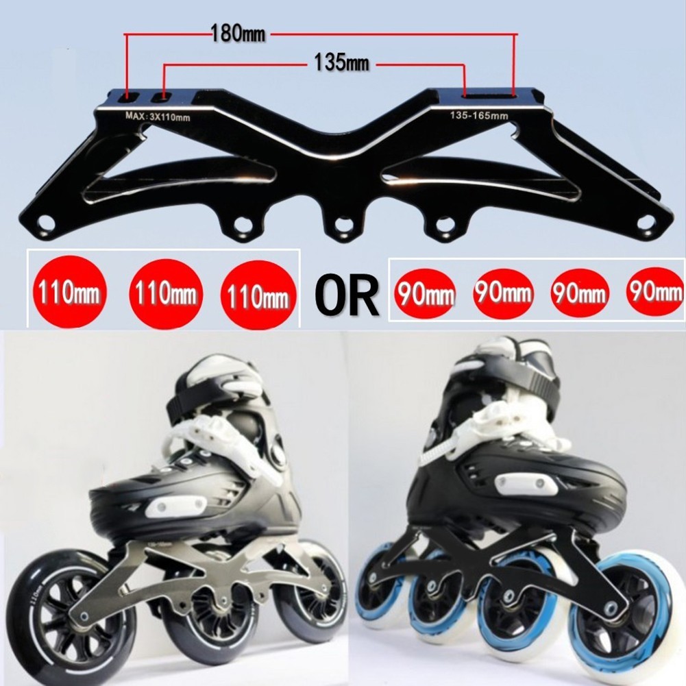 ⚡อันสคูล⚡Lnline Skate Wheel Bracket Speed Skates Frame Base 4 Wheel ...