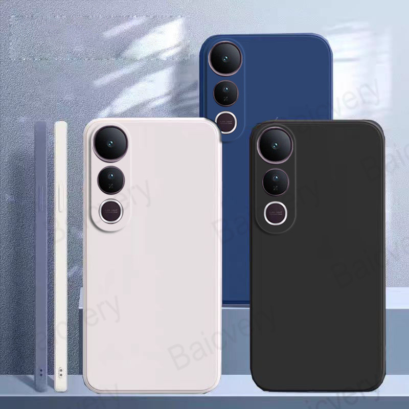 สําหรับ VIVO V50 Lite 5G 4G V2441 Pro สีสัน Matte กลับเปลือกป้องกันกัน ...