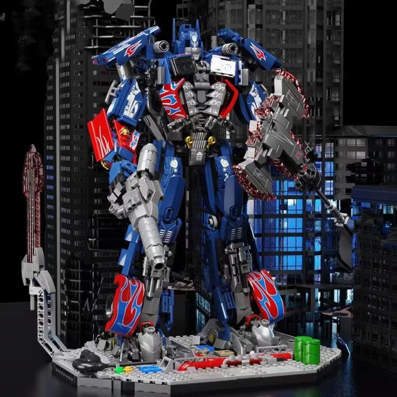 Optimus Prime Transformers Bumblebee Mecha ใช้งานร่วมกับ Lego Building ...