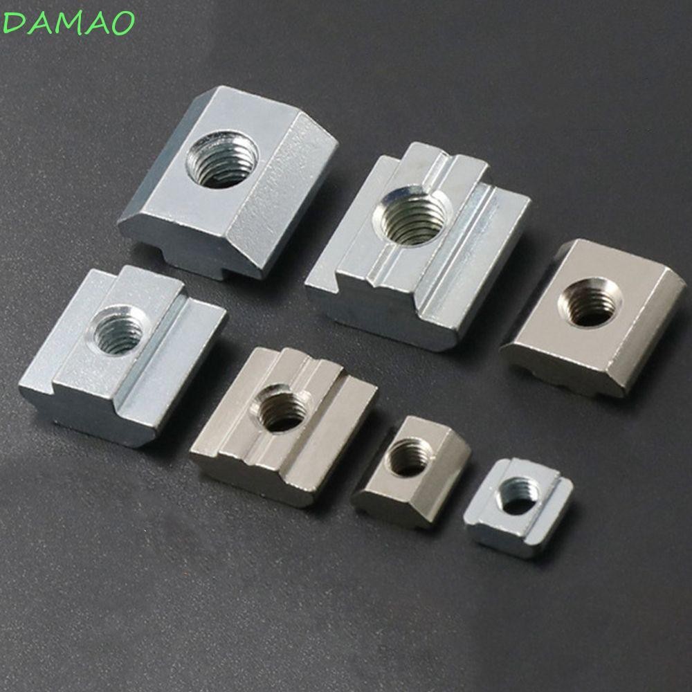 DAMAO Nuts M3 M4 M5 M6 อลูมิเนียมโปรไฟล์ T Block T-Track เลื่อน T Slot Nut | Shopee Thailand