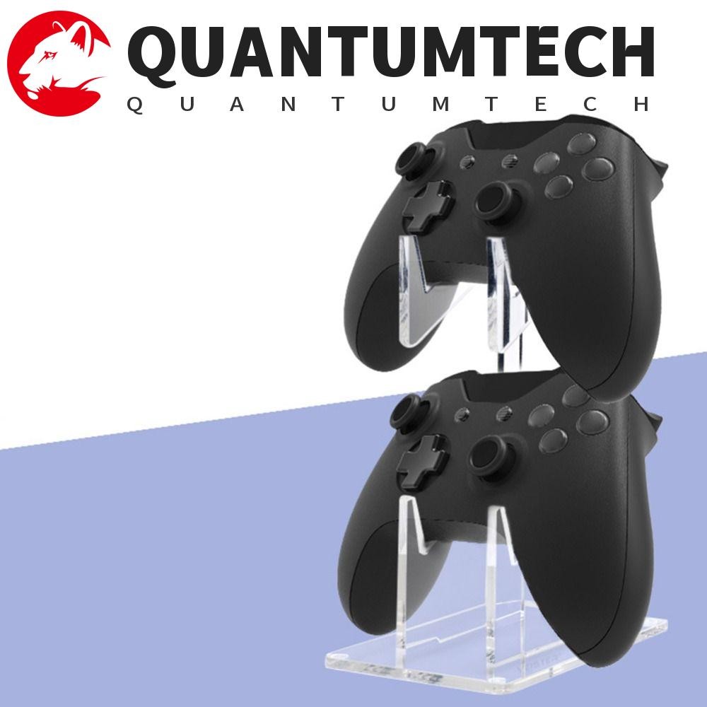 QUANTUMTECH ขาตั้งจอแสดงผลที่จับเกม,อะคริลิคมั่นคง 2 ชั้นผู้ถือคอนโทรลเลอร์,ปฏิบัติโปร่งใส ...
