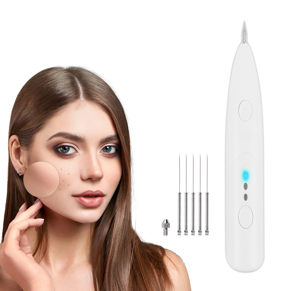 ปากกาเลเซอร์ไฟฟ้า Mini Mole Dark Spot Tag Wart Tattoo Removal ปากกา Face เครื่องมือความงาม ...