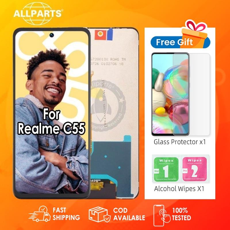 Display จอ ทัช สำหรับ OPPO Realme C55 RMX3710 LCD หน้าจอ พร้อมทัชสกรีน ...