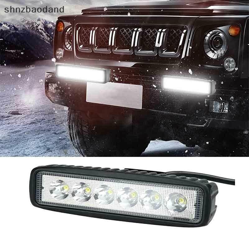 [NZSH] 18w 6 นิ้วไฟ LED ทํางานบาร์โคมไฟน้ําท่วม Offroad ขับรถหมอก 4WD ...