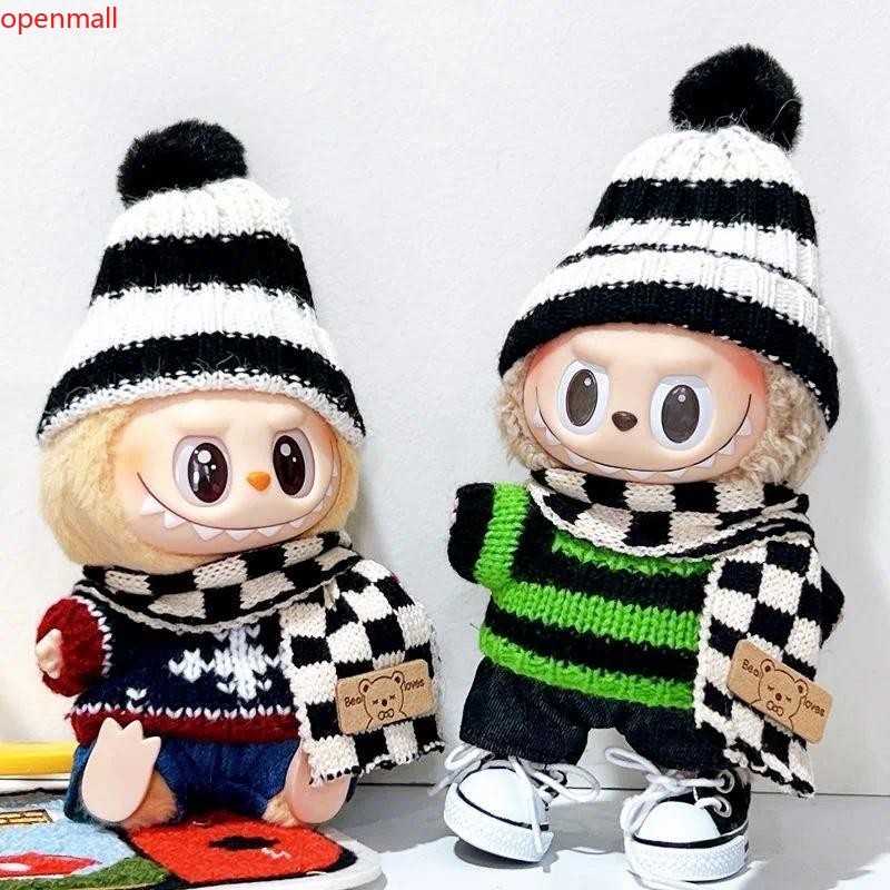 OML 17 ซม.Mini Plush DollS เสื้อผ้าชุดอุปกรณ์เสริมสําหรับ Labubu Idol ...