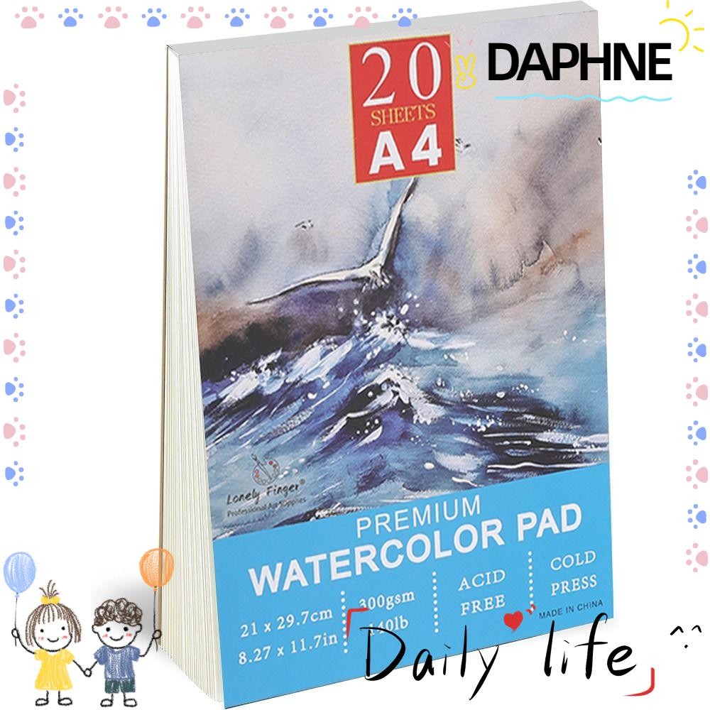กระดาษวาดภาพศิลปิน DAPHNE กระดาษสีน้ําแบบกดเย็น A3/A4/A5 กาวไร้กรดระดับ ...