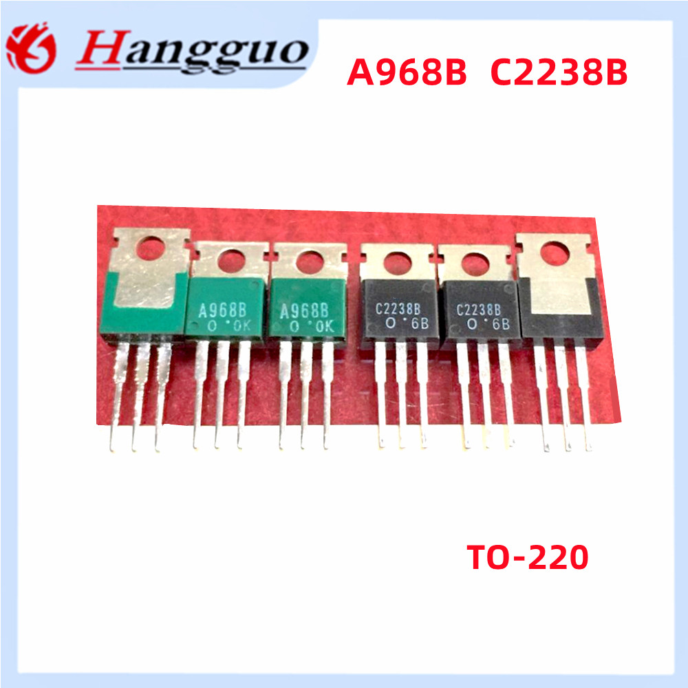 10 ชิ้น = 5 คู่/ล็อตเดิม 2SA968B/2SC2238B/A968/C2238 TO-220 เสียงหลอด ...