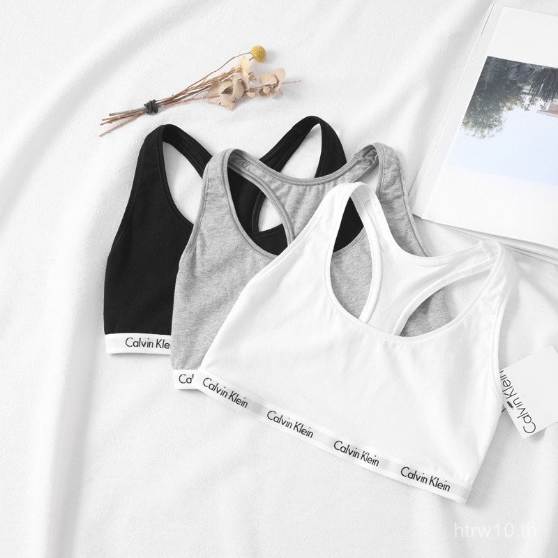 บราสปอร์ตผู้หญิง Tong Niu She Calvin Klein แบบไร้สาย ฟิตเนส ชุดชั้นใน ...
