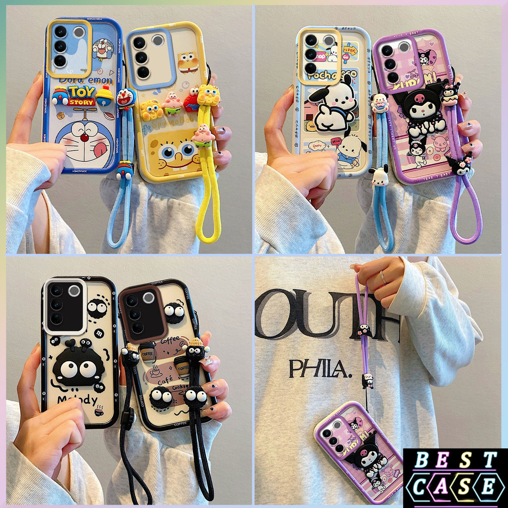 เคส Vivo V27 5G เคส Vivo V27 Pro 5G เคส ใช้งานร่วมกับ Doraemon ...
