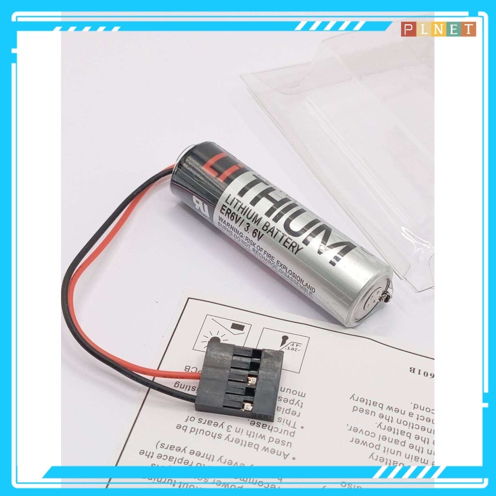 ER6V 3.6V แจ็คดำ 4ช่อง แบตเตอรี่ลิเธียม ER6 2000mah TOSHIBA PLC Lithium ...