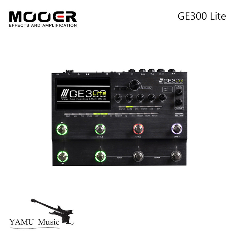 MOOER GE300 Lite กีตาร์ Amp Modelling โปรเซสเซอร์ Synth Pedal ...